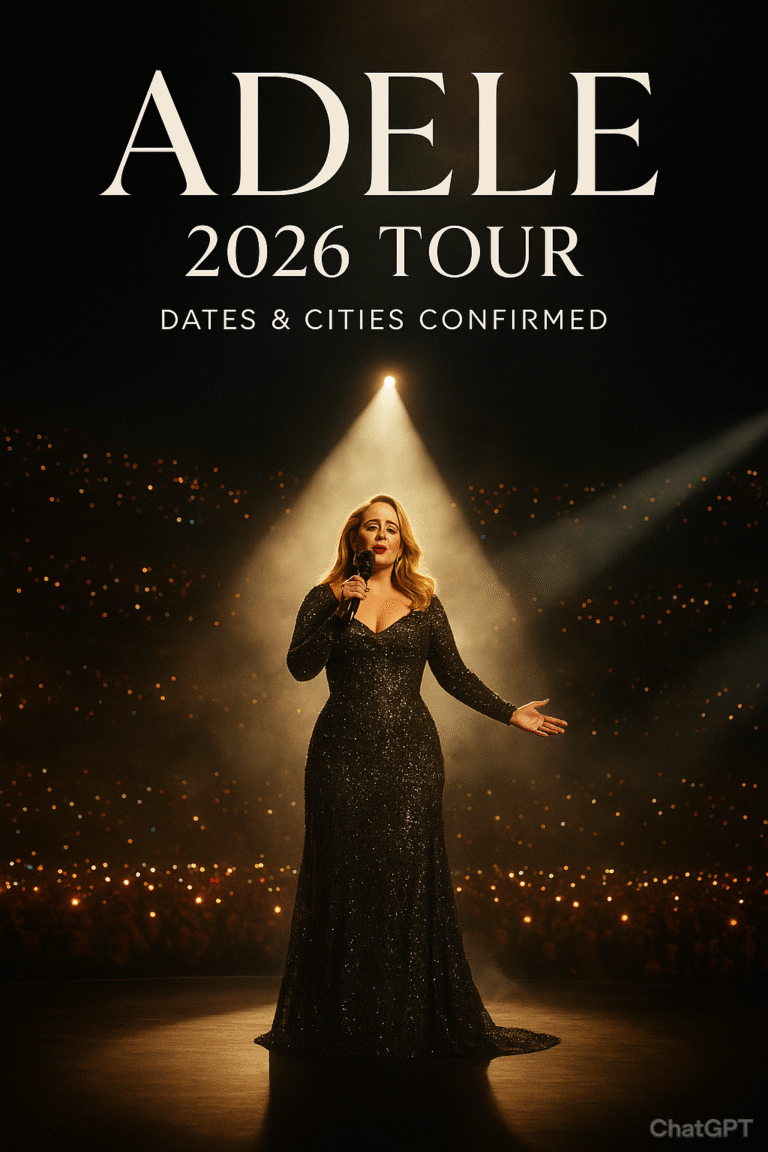 Adele Finally Announces 2026 World Tour; Dates and Cities Confirmed ⬇️⬇ ...