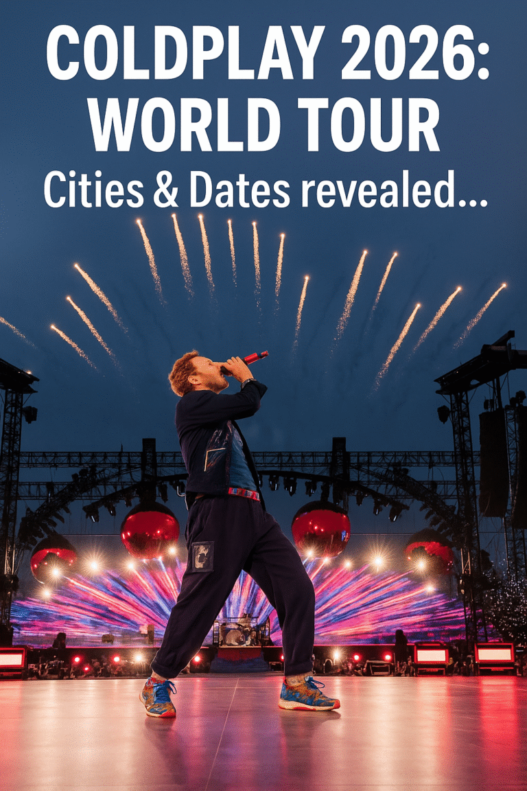 Coldplay Announced 2026 World Tour – Cities and Dates Revealed...⬇️ ...