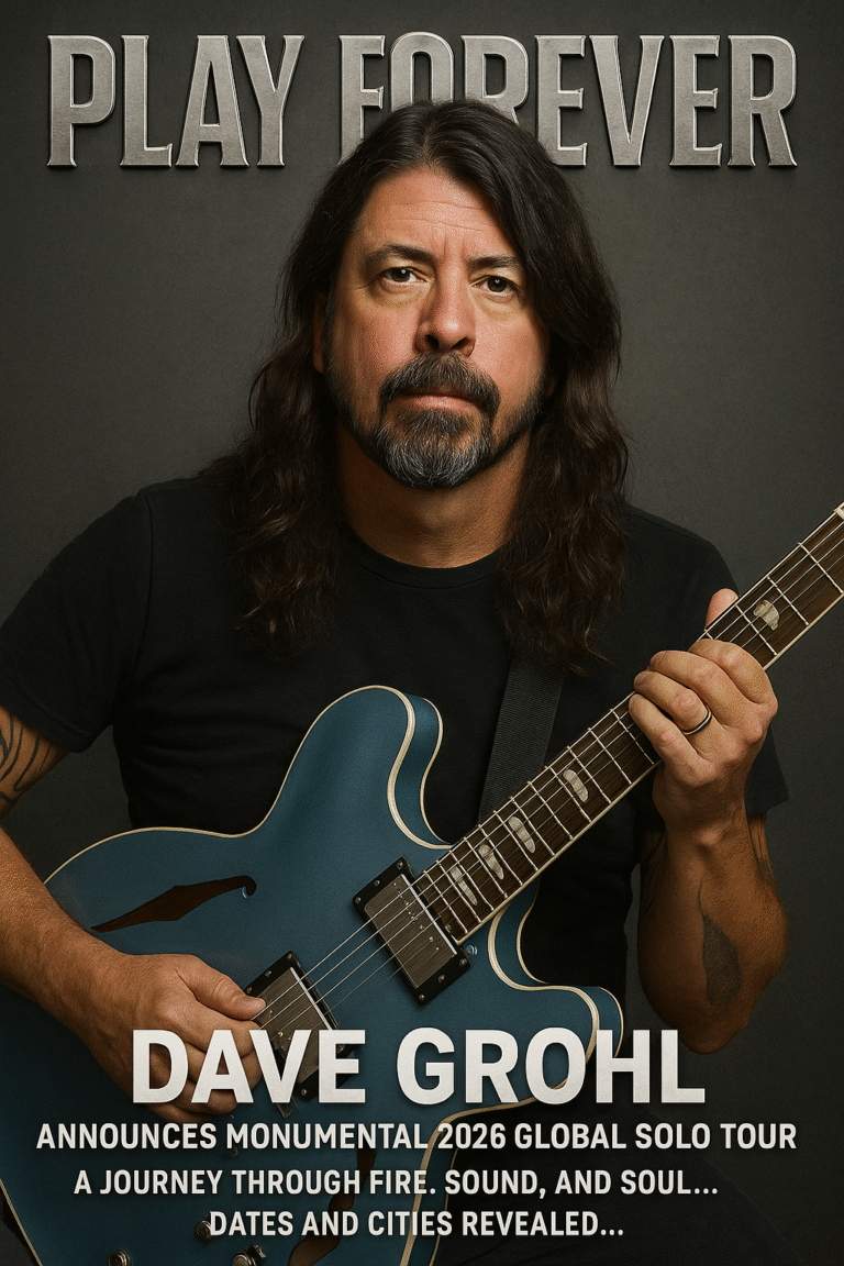 Play Forever: Dave Grohl Announces Monumental 2026 Global Solo Tour – A ...