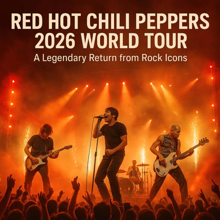 Red Hot Chili Peppers Announce 2026 World Tour — A Legendary Return ...