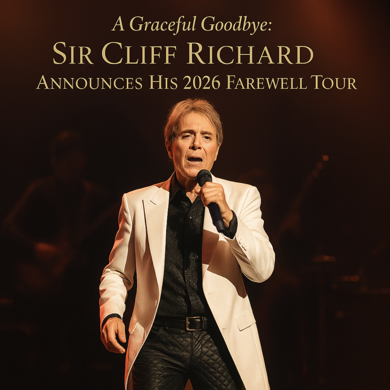 A Graceful Goodbye: Sir Cliff Richard Announces His 2026 Farewell Tour ...