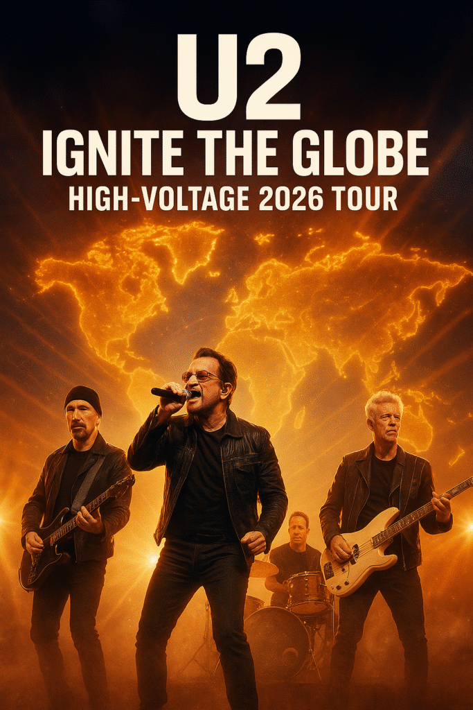U2 Ignite the Globe: High-Voltage 2026 Tour Dates and Cities Drop ...